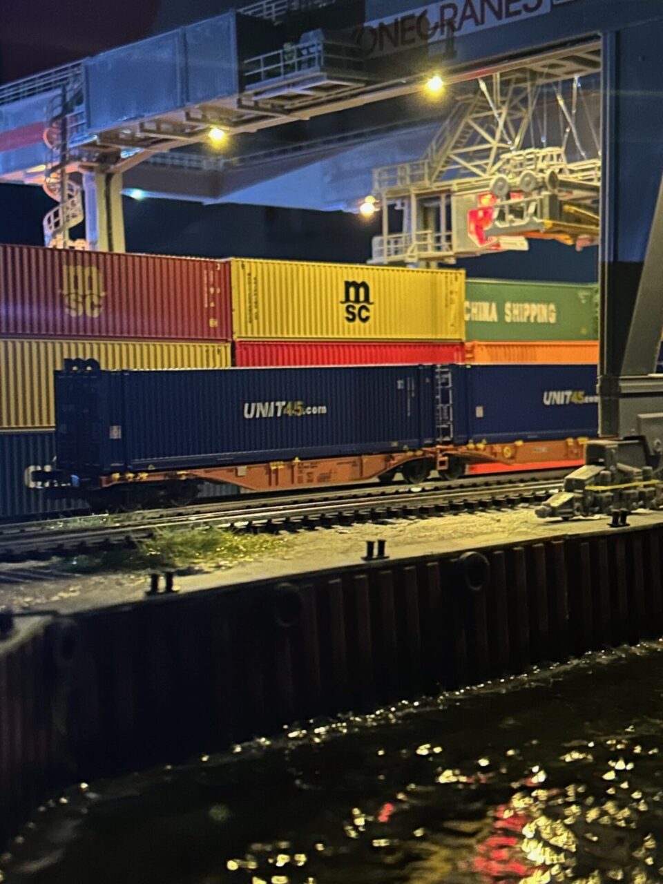 H0 1/87 Scale Models Wagon CONTINENTAL RAIL Sggmrss 90’+2×45’HC - PT Trains